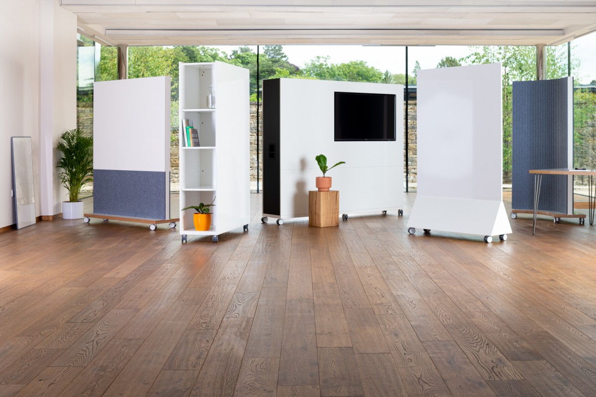 Create collaboration corners with ThinkingWall® mobile walls from ...