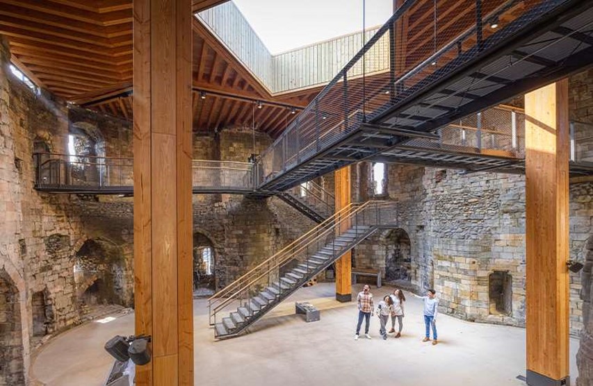 Carl Stahl Evita Ltd – X-Tend Mesh to Clifford’s Tower in York. - Archetech